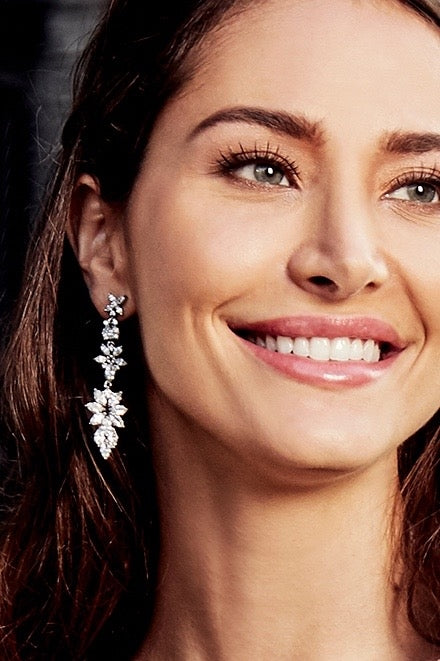 Arabella Floral Chandelier Earring | Anna Bellagio